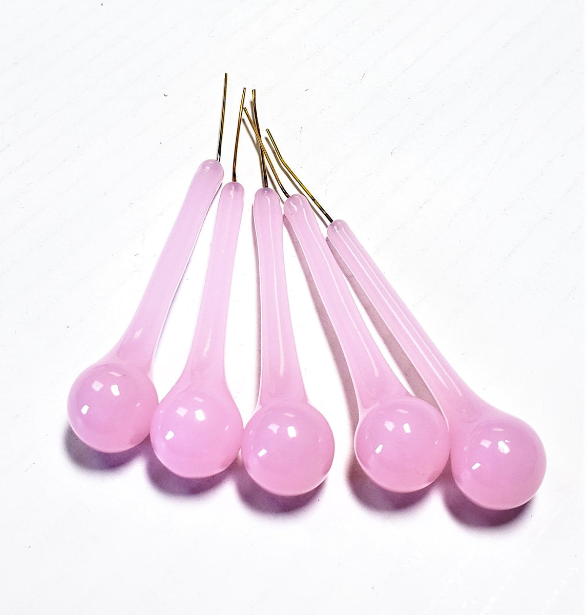 Opaline Pink 76mm Vintage Raindrop Chandelier Crystals, Pack of 5 ...